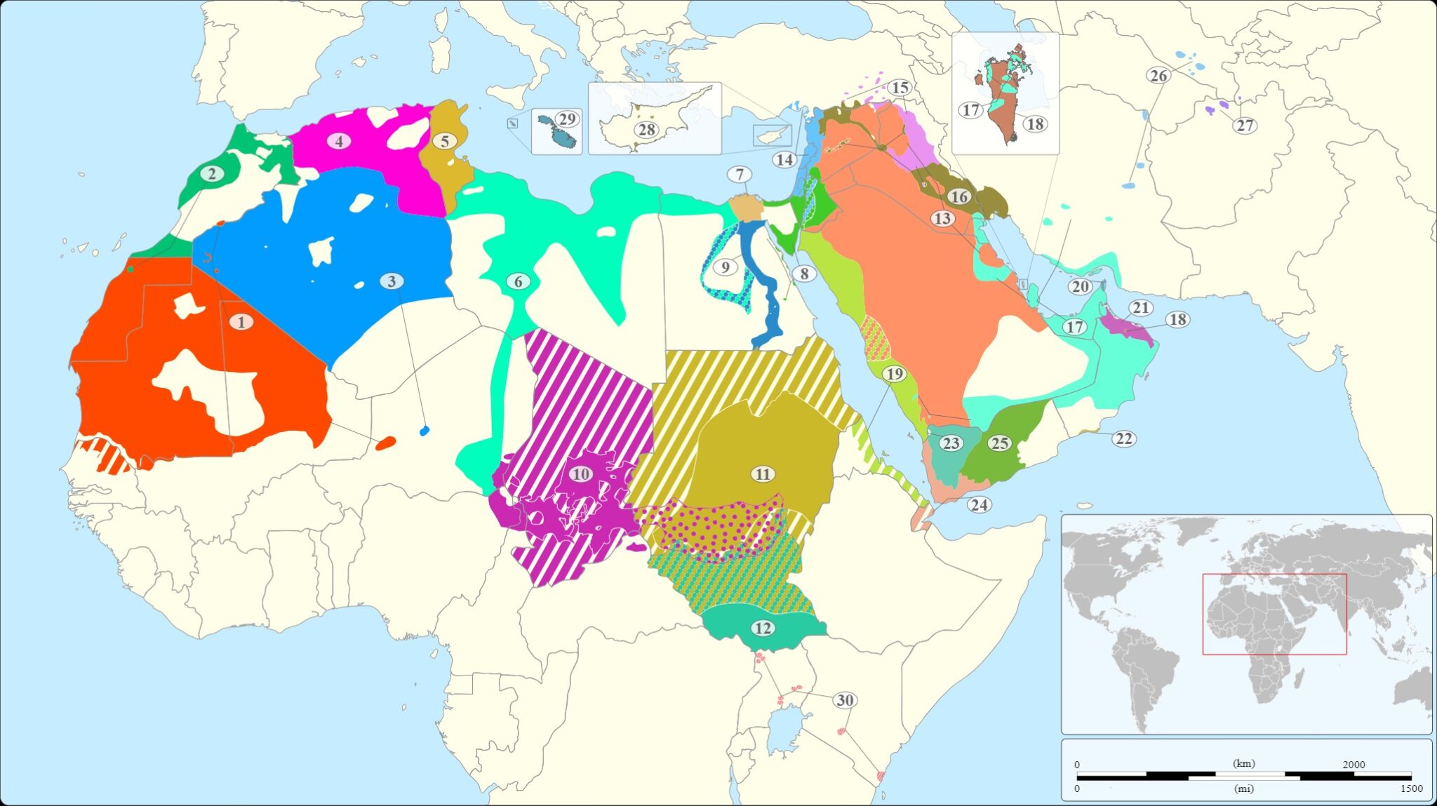 Arabic Dialects: Different Types of Arabic Languages – Nuhaira.com